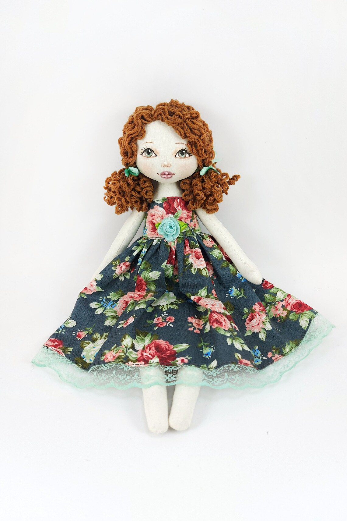 Little Textile Fairy Doll Rag Doll Handmade Small Soft Doll - Etsy