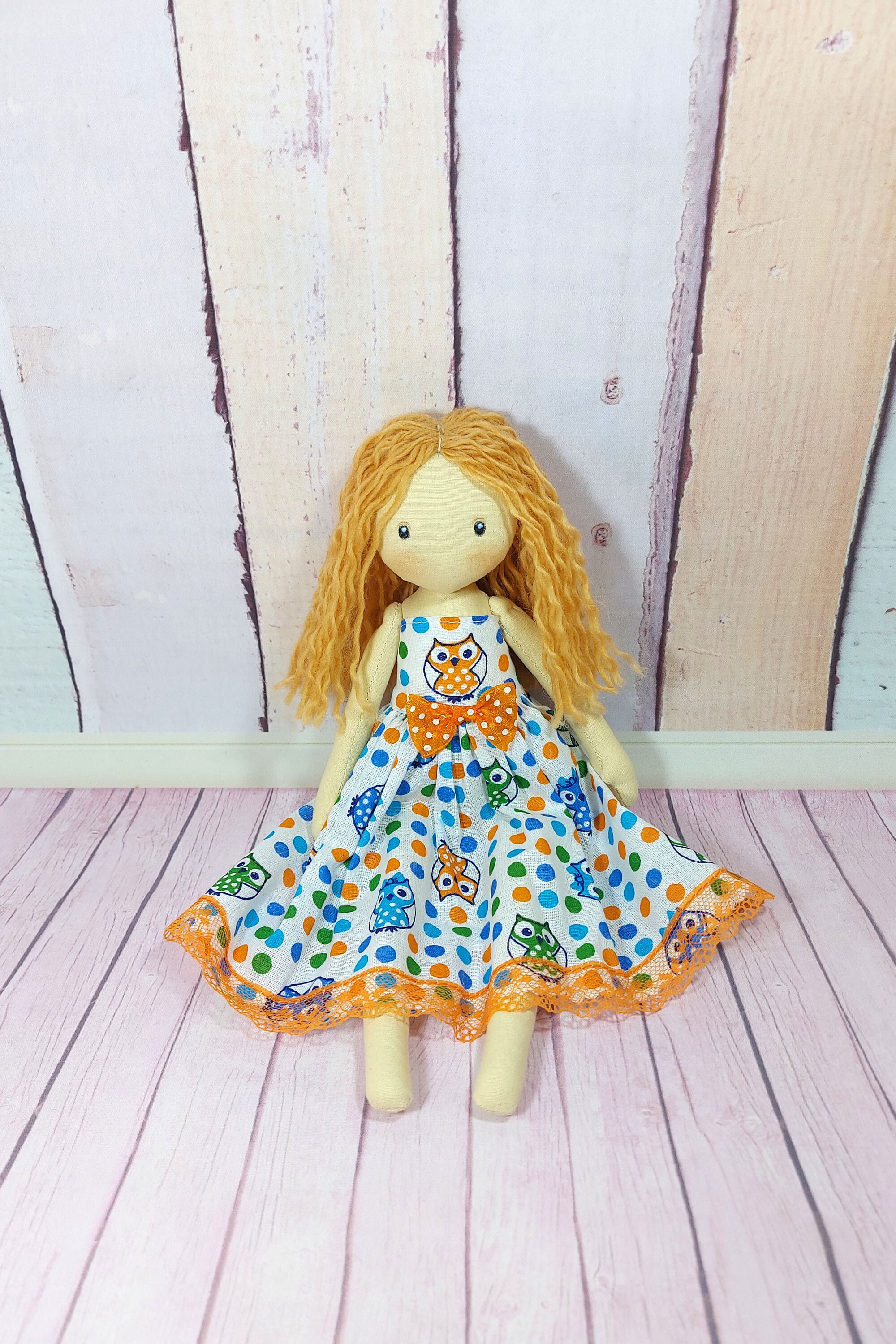 Soft Doll Bright Doll Stuffed Doll Cloth Doll Plush Dolls - Etsy
