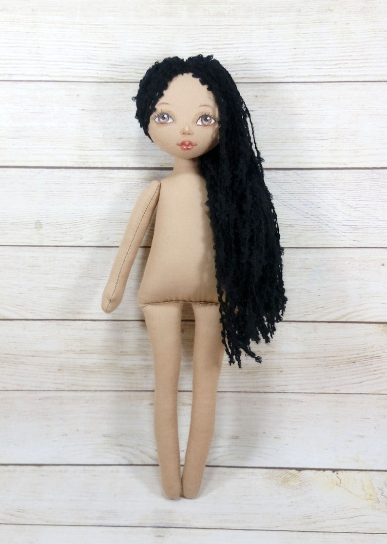 Little 12" Stuffed Rag Doll Without Clothes Handmade Rag Doll - Etsy Canada