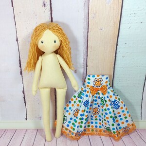 White Little Rag Doll Princess Small Soft Doll Textile Doll | Etsy