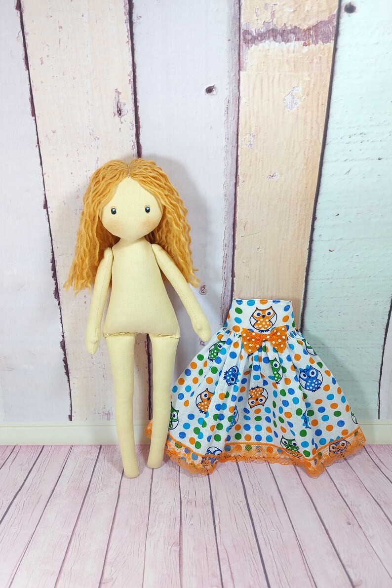 White Little Rag Doll Princess Small Soft Doll Textile Doll | Etsy