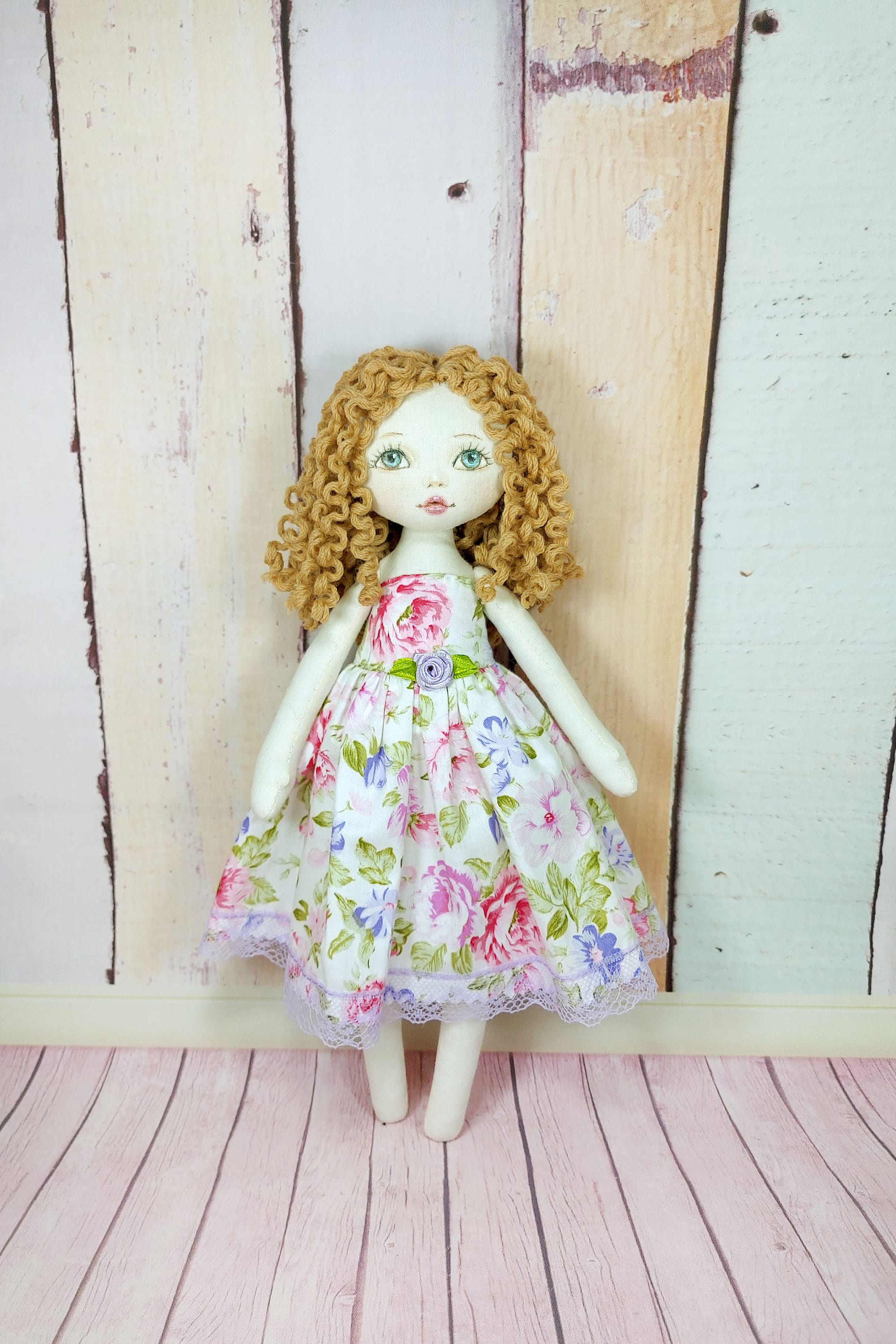 Little White Rag Doll Fairy Rag Doll Handmade Small Soft | Etsy