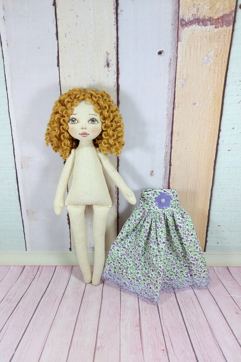 Little textile princess doll fairy Rag doll handmade Small | Etsy