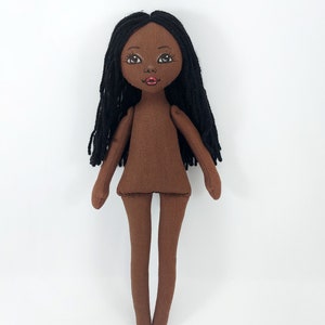Little 12" Stuffed Rag Doll Without Clothes Handmade Rag Doll - Etsy