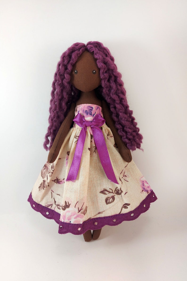 Little Textile Princess Doll Fairy Rag Doll Handmade Small - Etsy