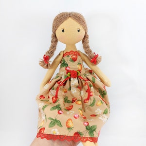 White Little Rag Doll Princess Small Soft Doll Textile Doll - Etsy