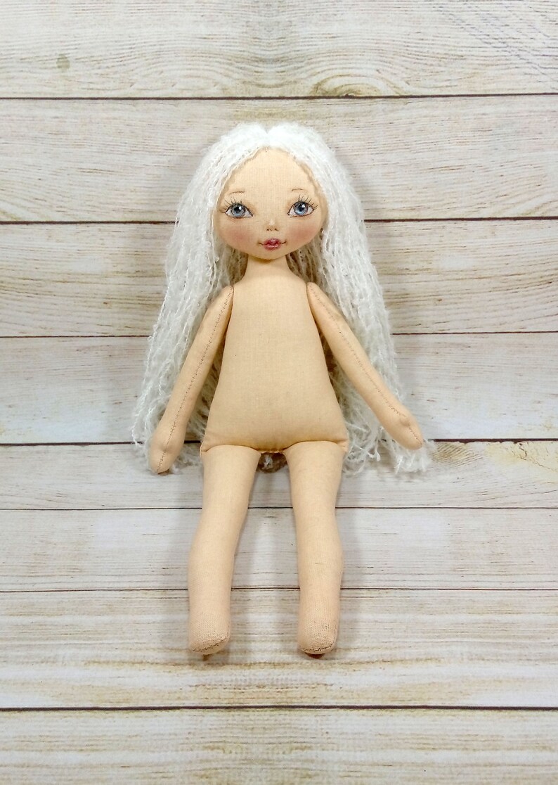 Little 12" Stuffed Rag Doll Without Clothes Handmade Rag Doll - Etsy Canada