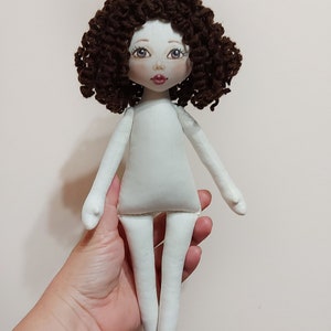 Little 12" Stuffed Rag Doll Without Clothes Handmade Rag Doll - Etsy