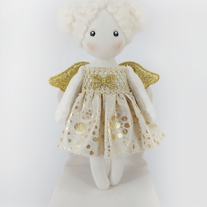 Little Rag Doll Angel, Miniature Elf, New Year's Gift, - Etsy