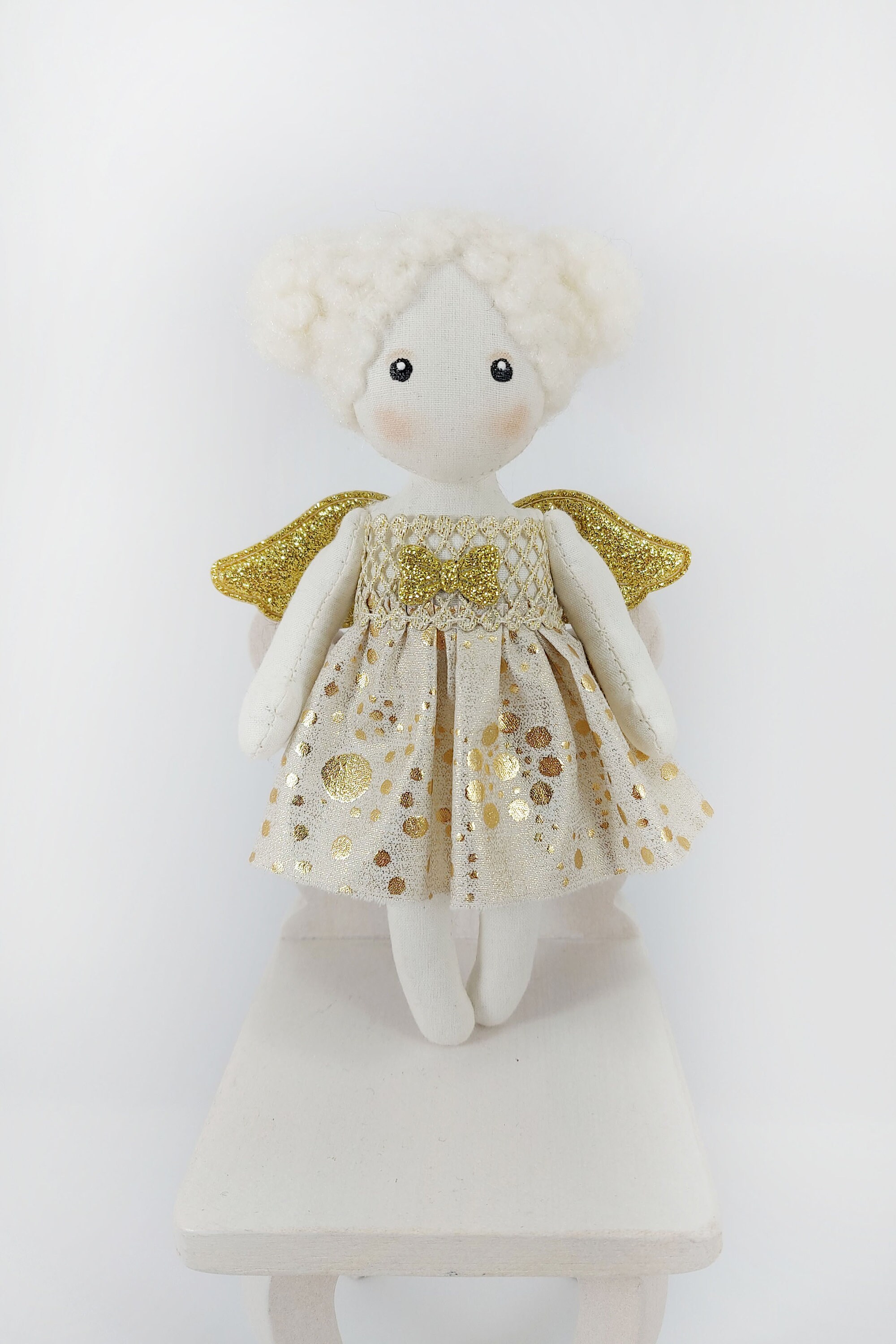 Little Rag Doll Angel Miniature Elf New Year's Gift - Etsy