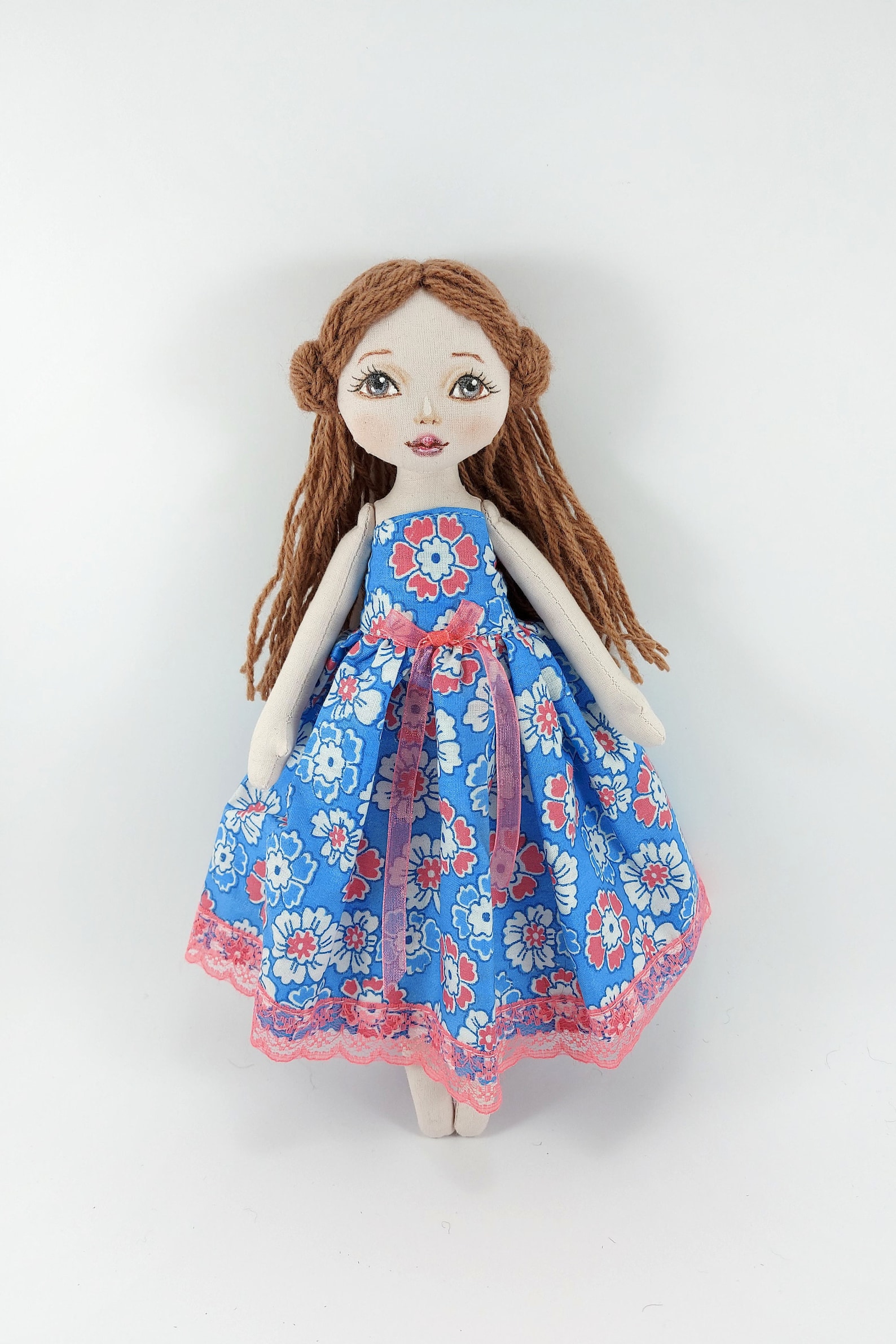 White Little Rag Doll Princess Fairy Rag Doll Handmade Small | Etsy