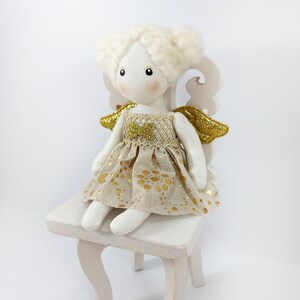 Little Rag Doll Angel, Miniature Elf, New Year's Gift, - Etsy