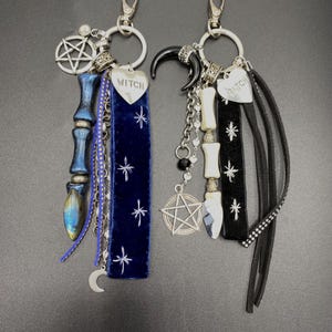 Witch Finger Keychain Gothic Bag Charm / Unique Halloween Gift - Etsy