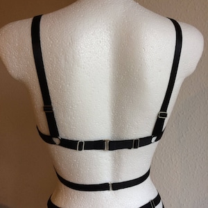 Harness Bra | Strappy Lingerie | Body Harness | Black Lingerie | Kitten ...