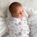 Pink Farm Swaddle Custom Baby Swaddle Newborn Girl Swaddle - Etsy