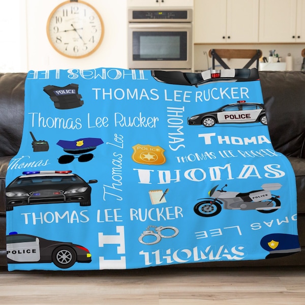 Police Officer Quilt - Etsy