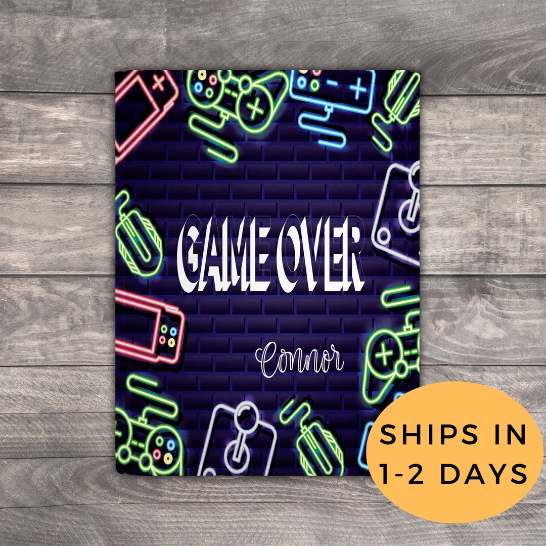 Video Game Blanket, Video Game Room Decor, Adult Minky Blanket, Teen ...