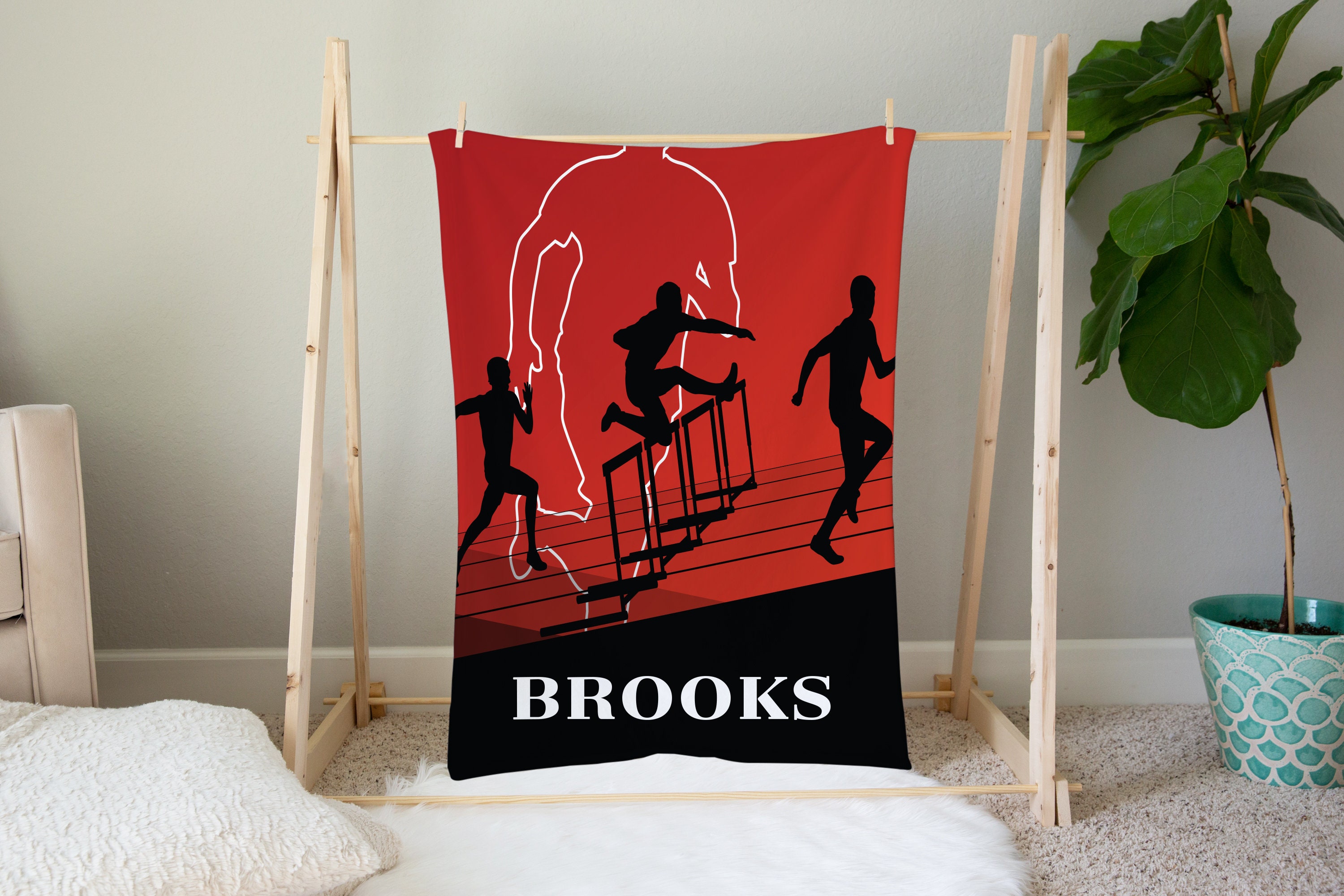 Track and Field Blankets Track and Field Gifts Running Gift | Etsy