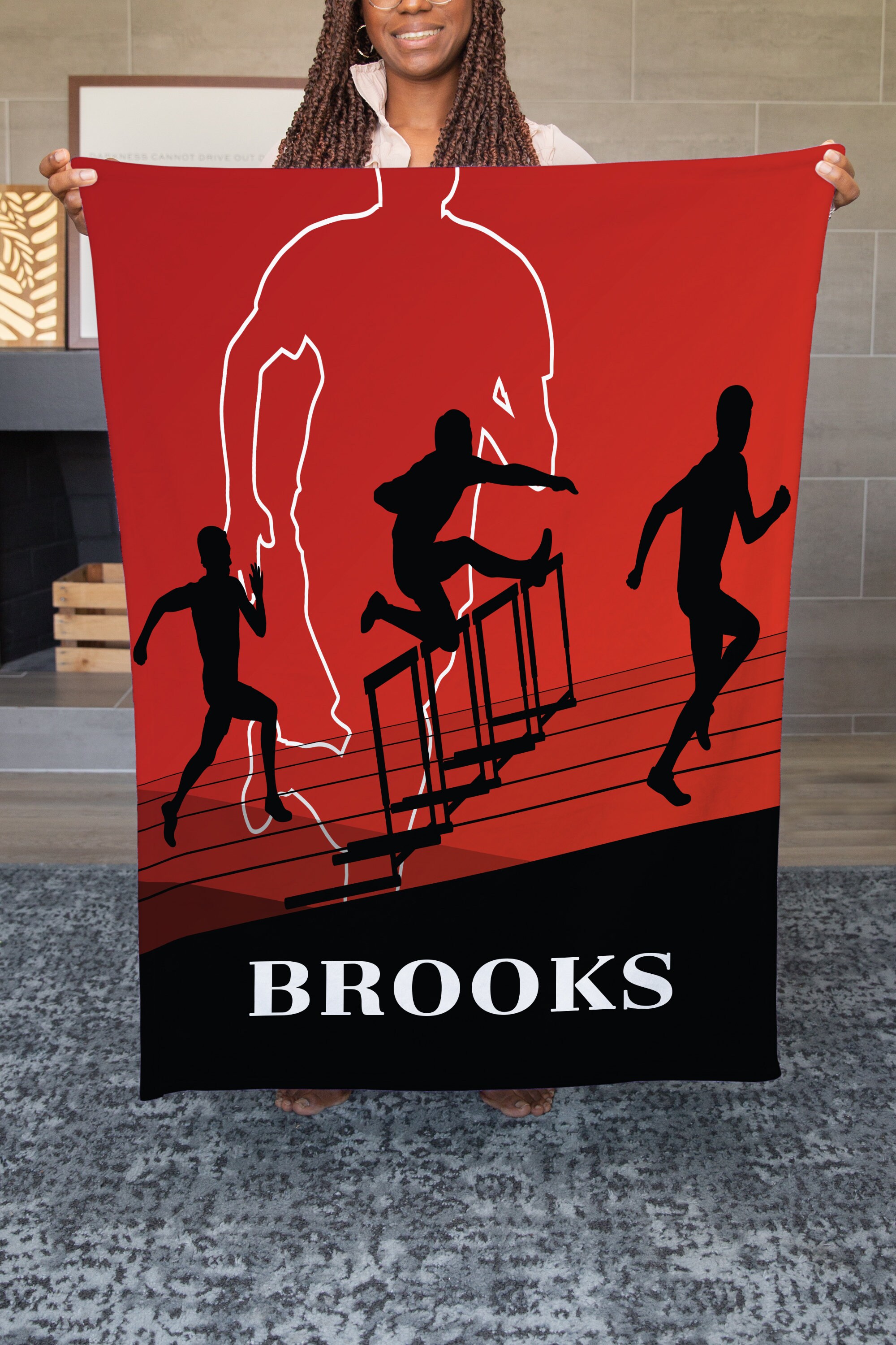 Track and Field Blankets Track and Field Gifts Running Gift | Etsy