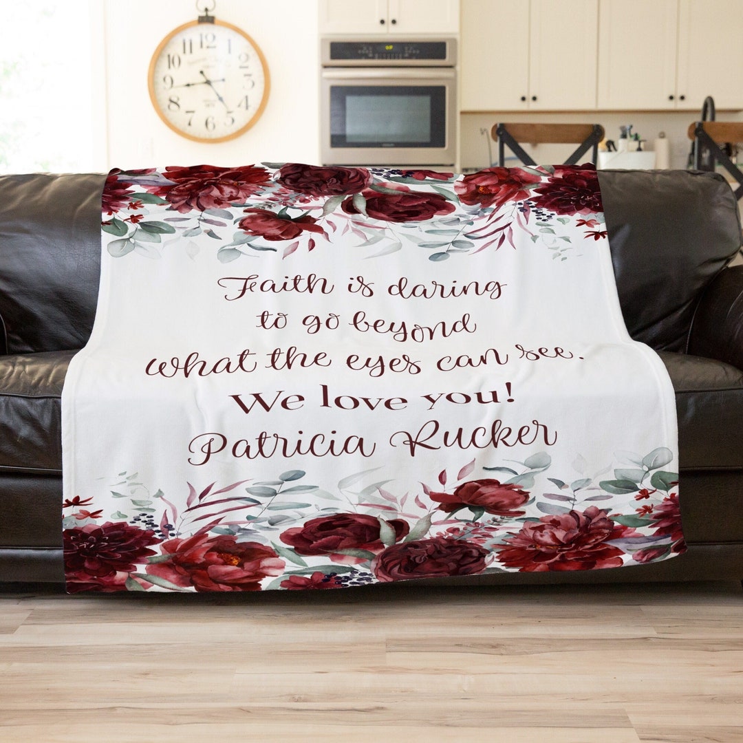 Warrior Cancer Gift, Cancer Blanket, Healing Blanket, Get Well Blanket ...