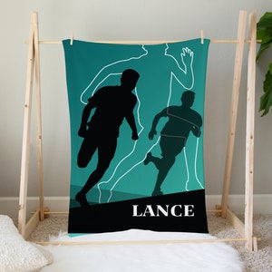 Track and Field Blankets, Track and Field Gifts, Running Gift for Men ...