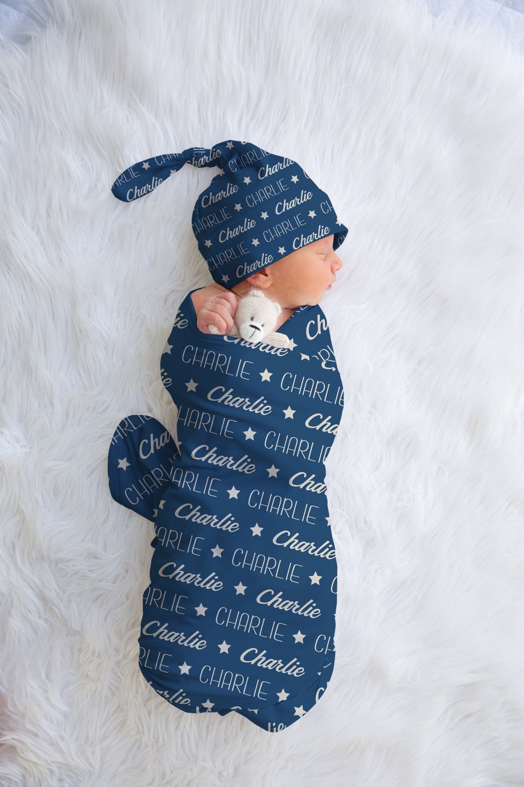 Star Swaddle, Infant Boy Personalized Blanket, Name Swaddle, Cuties ...