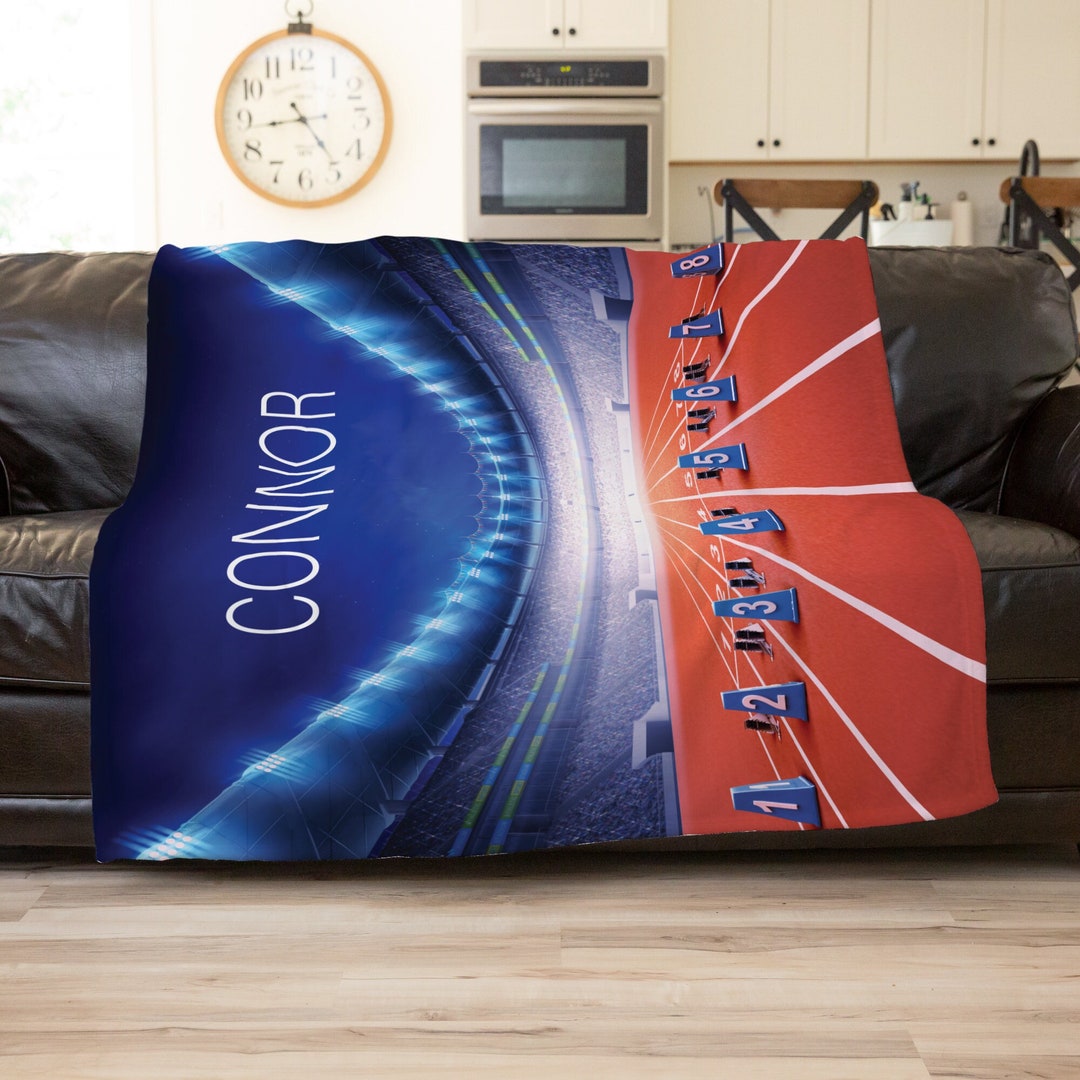 Track and Field Blankets, Track and Field Gifts, Running Gift for Men ...