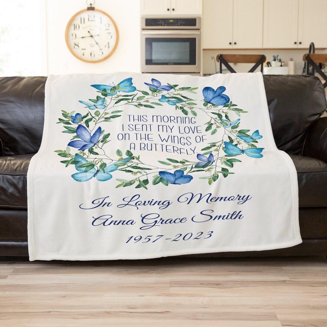 In Loving Memory Blanket, Loss of Wife, Loss of Mother Gift, Loss of ...