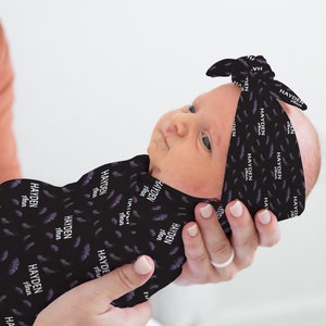 Bat Swaddle, Halloween Swaddle, Unique Baby Shower Gift, Halloween Baby ...