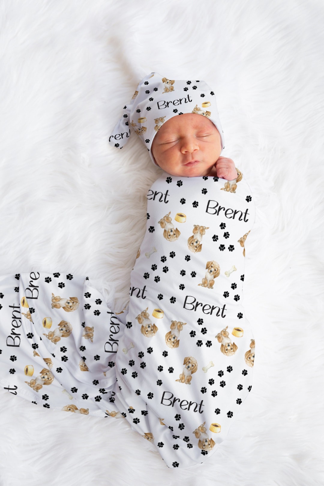 Golden Retriever Swaddle, Baby Swaddle Blanket, Golden Retriever Gifts ...