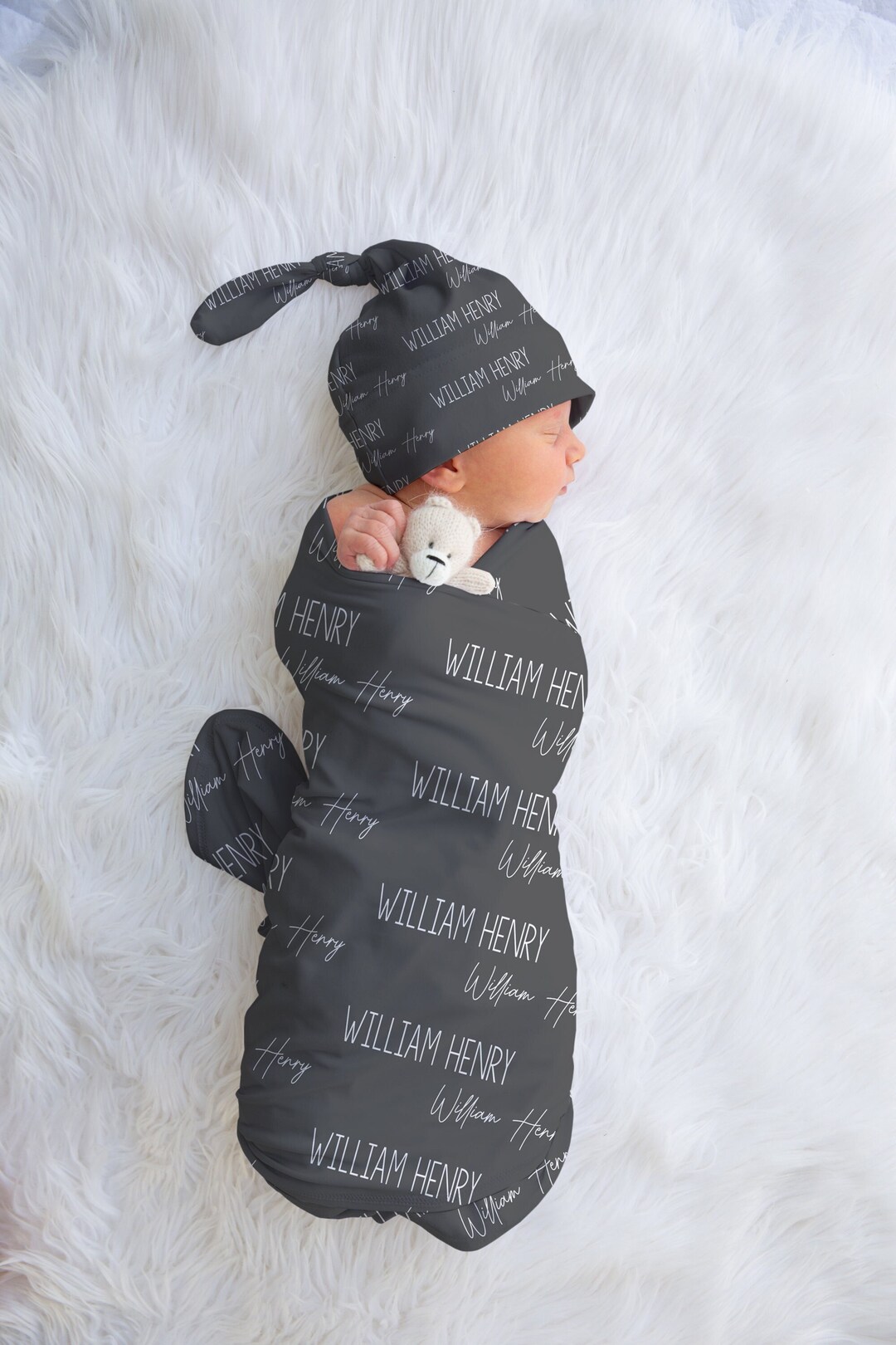 Name Swaddle, Personalized Swaddle Boy, Newborn Swaddle Blanket, Custom ...