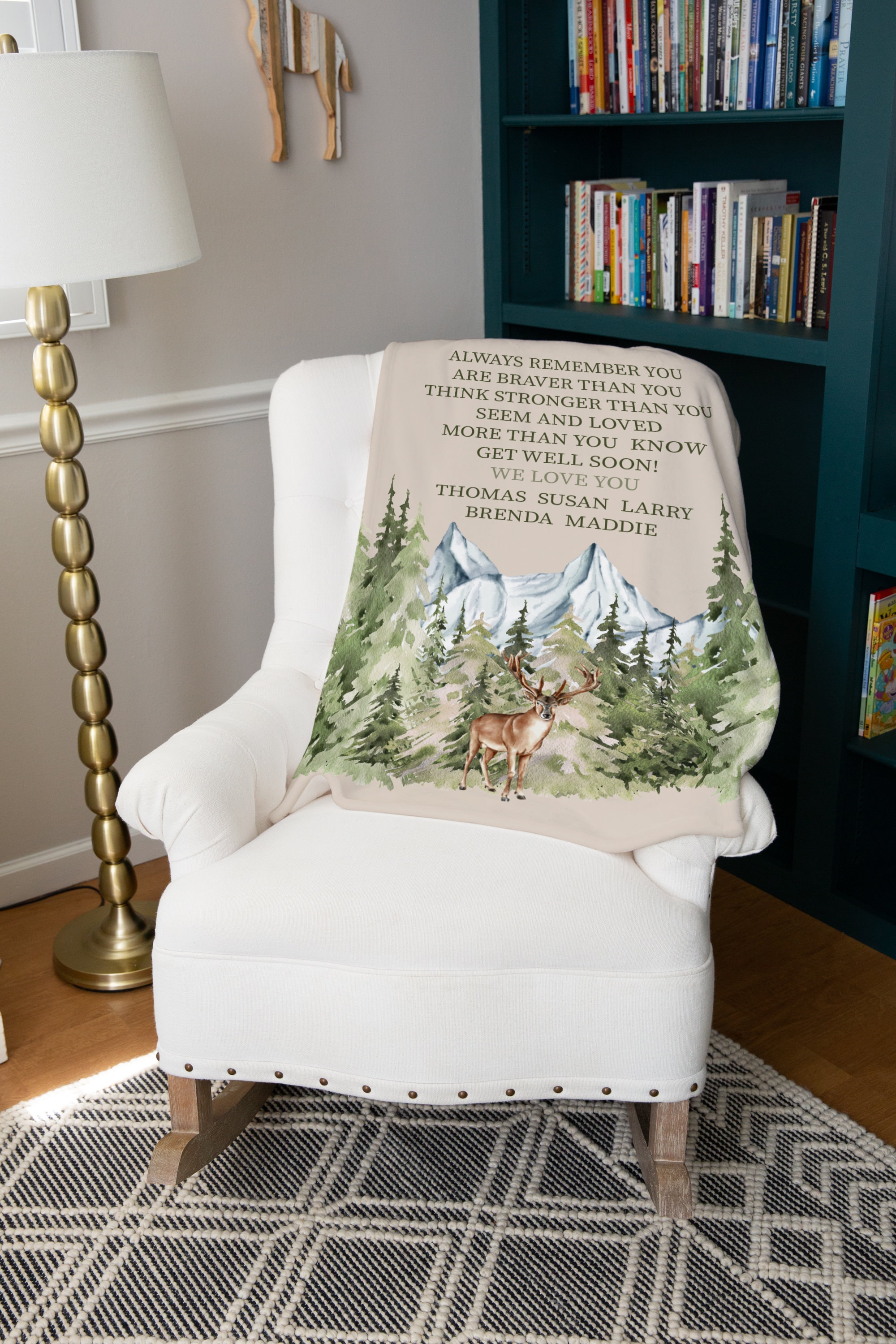 Get Well Soon Blanket Get Well Soon Gift Sick Men Gift - Etsy