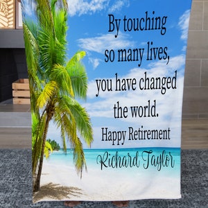 Personalized Retirement Gift, Retirement Gift for Men, Beach Retirement ...