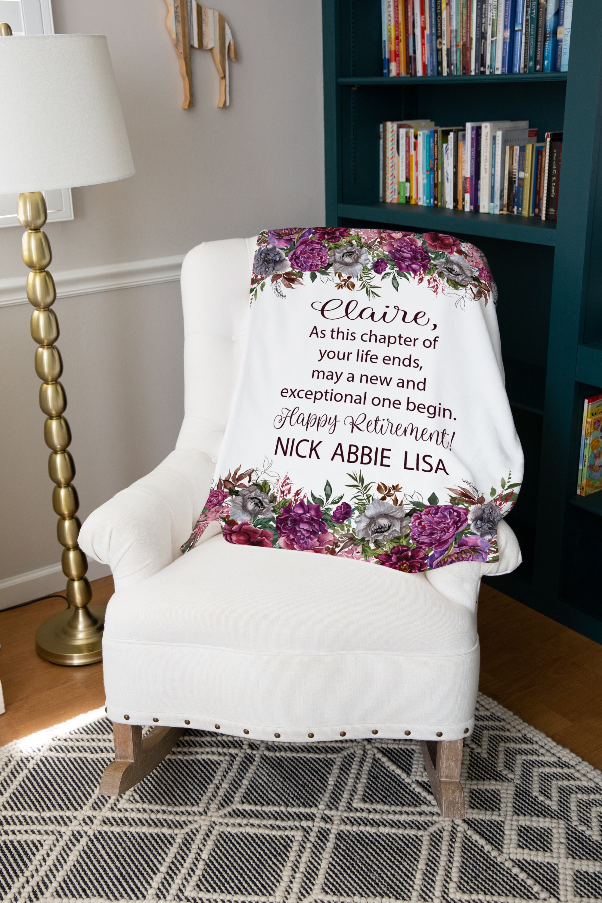 Retirement Blanket Retirement Display Retirement Gifts for - Etsy