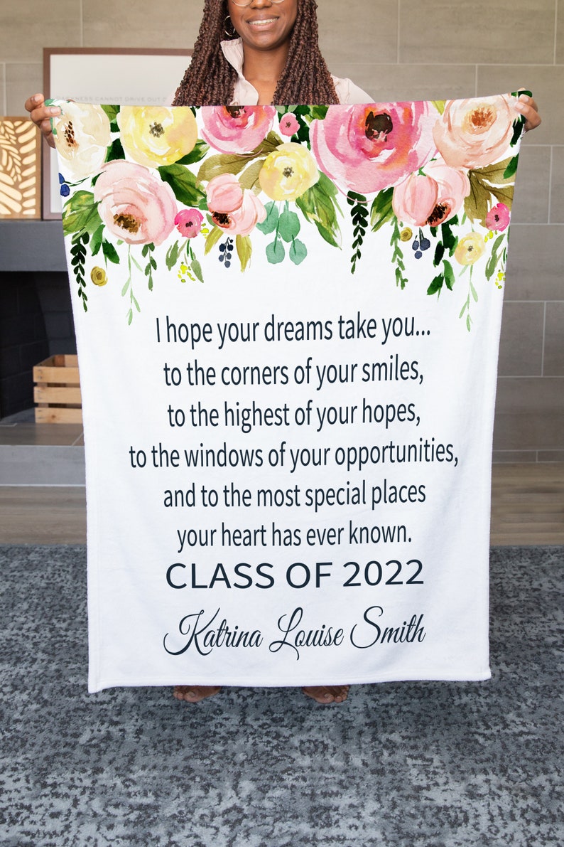 Class of 2022 Blanket Class of 2022 Senior Graduation 2022 | Etsy