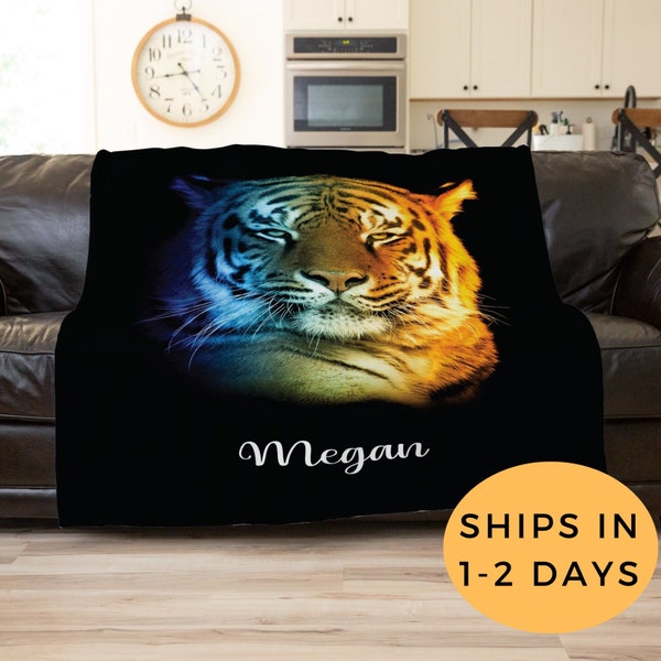 Tiger Blanket - Etsy