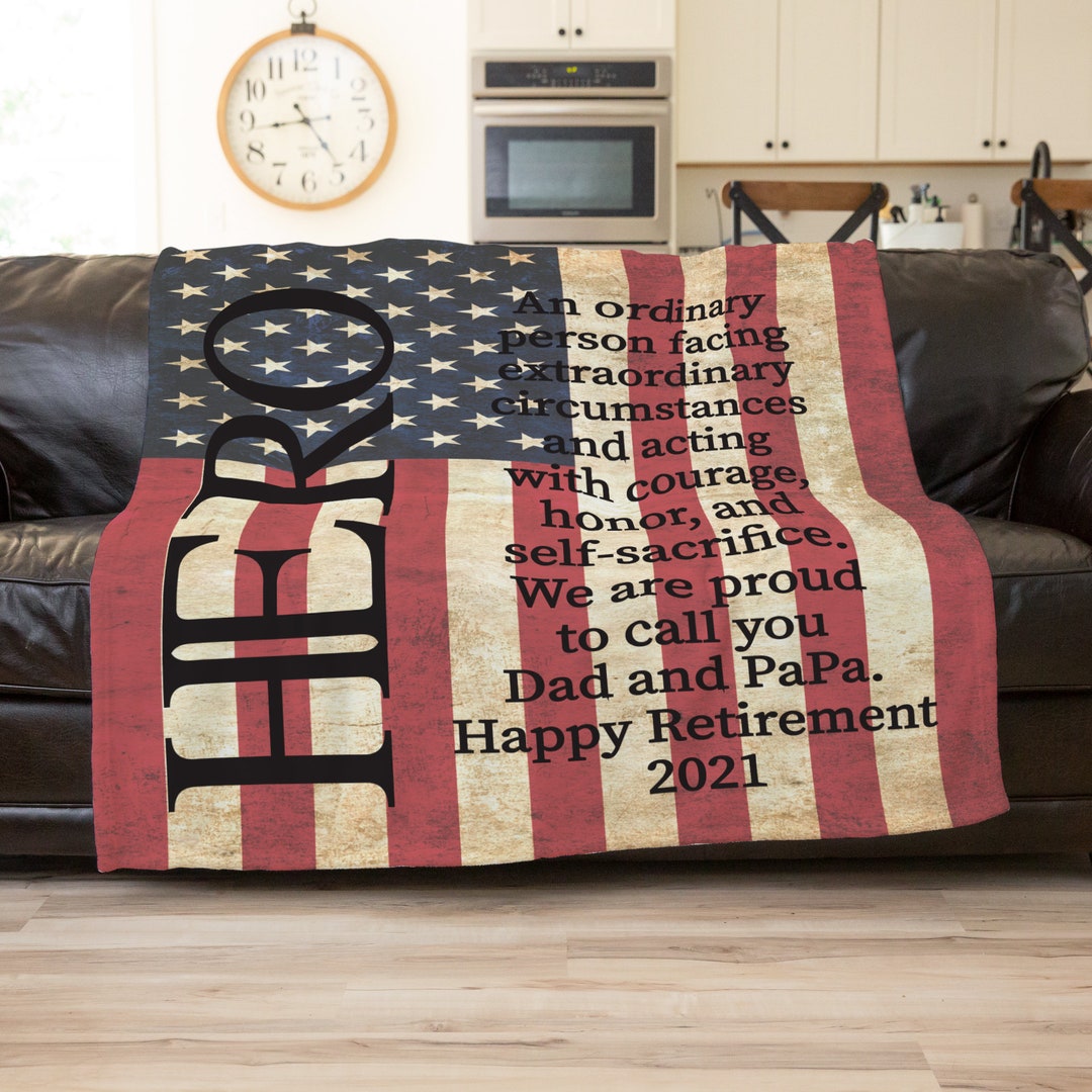 Military Retirement Blanket, Military Retirement, Army Retirement Gift ...