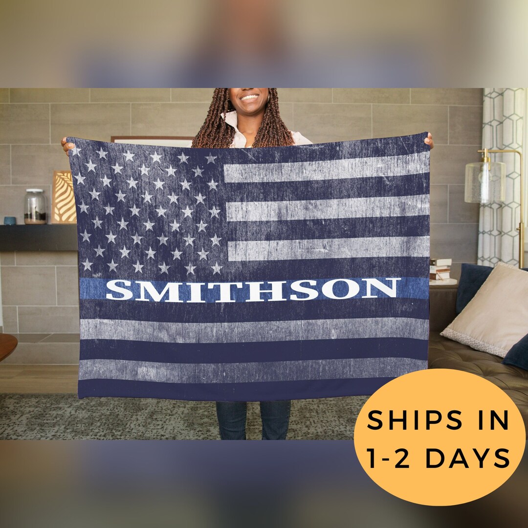 Police Officer Gifts for Men, Policeman Blanket, Police Officer Blanket ...