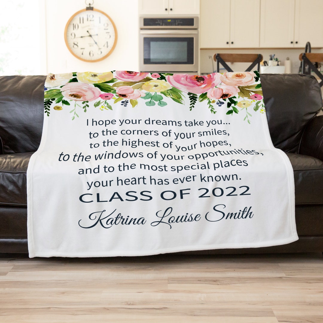 Class of 2022 Blanket, Class of 2022 Senior, Graduation 2022 ...