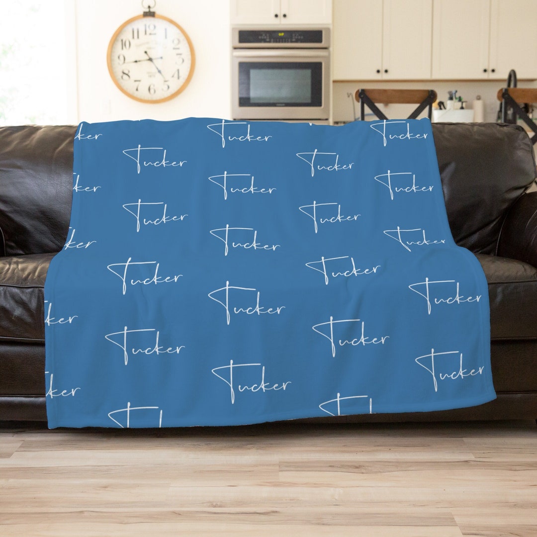 Personalized Name Blanket for Your Son, Customized Name Baby Blankets ...