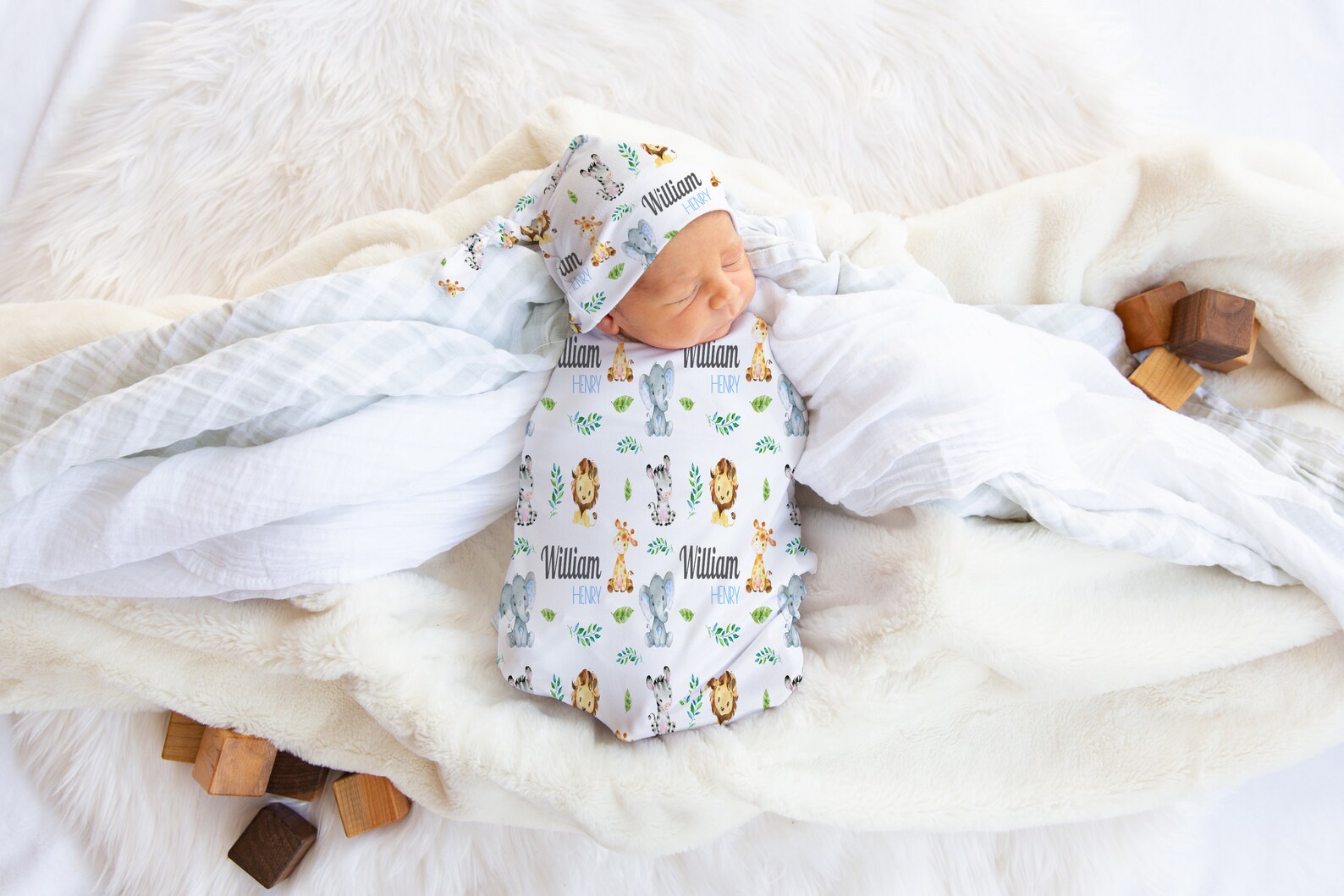 Safari Swaddle, Safari Animal Theme, Baby Shower Jungle Theme ...