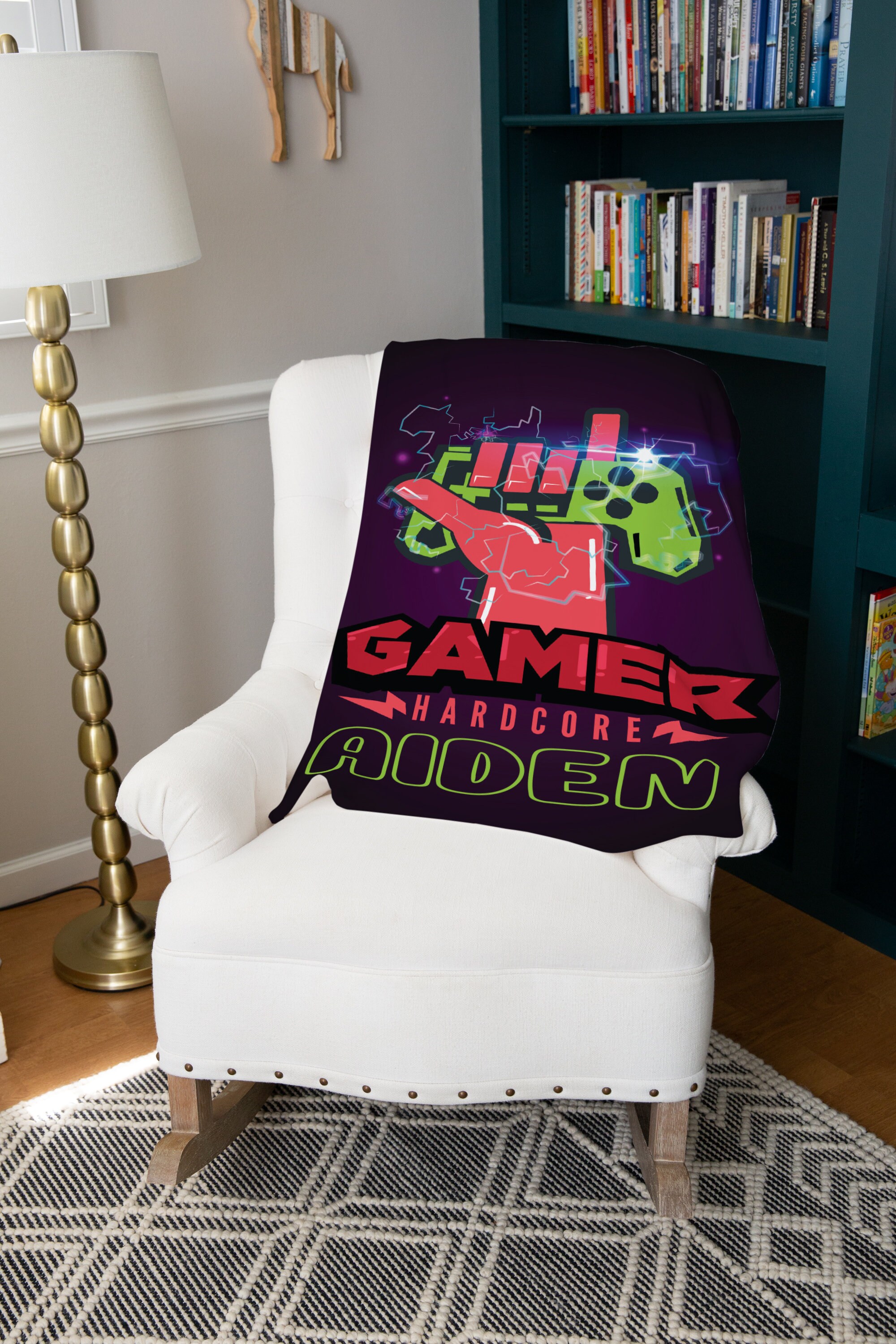 Video Game Blanket Video Game Room Decor Adult Minky - Etsy
