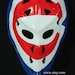 Ken Dryden Ice Hockey Mask Goalie Helmet 1:1 Scale Home Decor Vintage ...