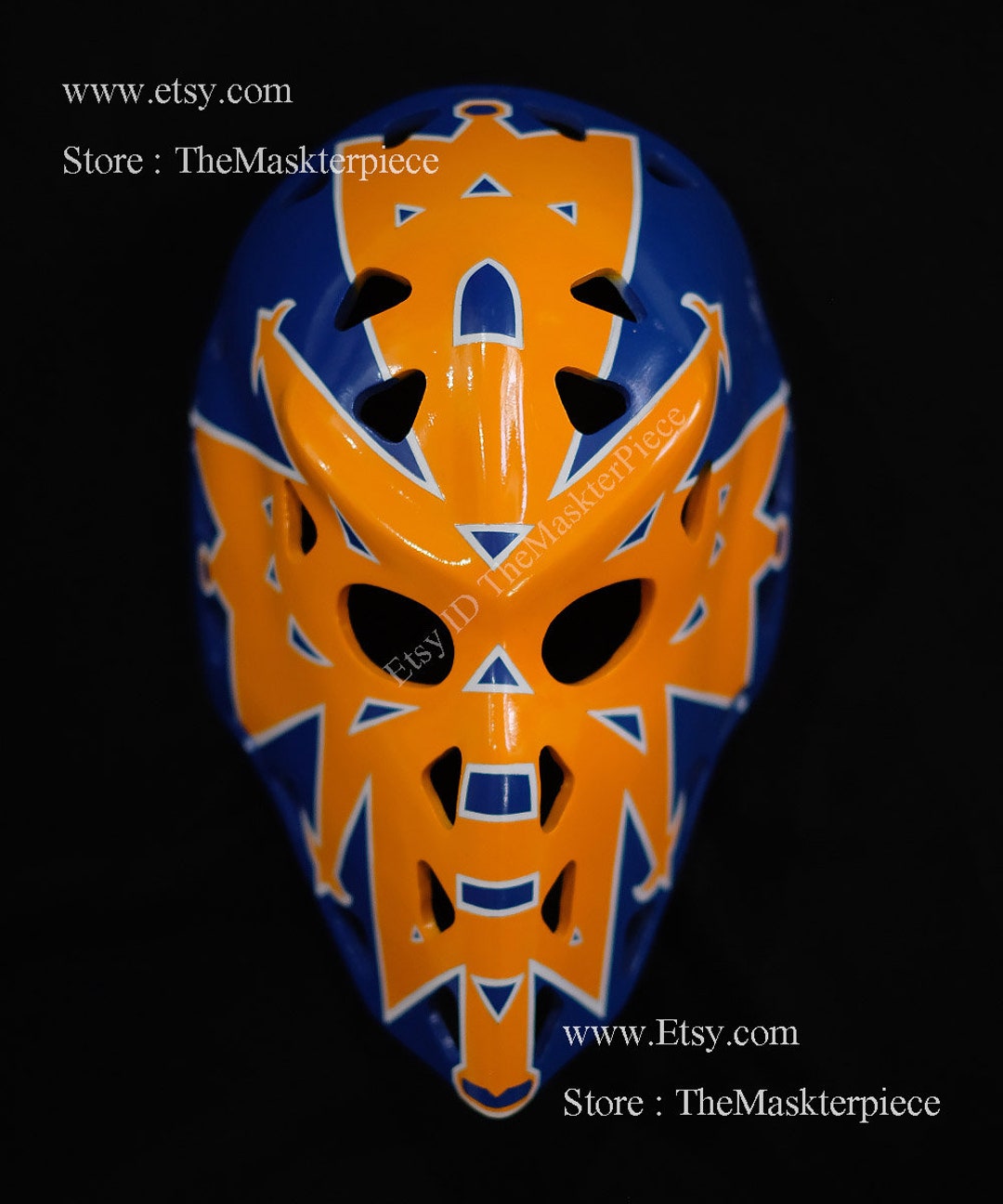 Gary Edwards Ice Hockey Mask Goalie Helmet 1:1 Scale Wearable Home ...