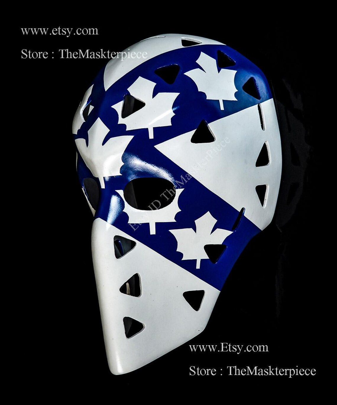 Wayne Thomas Mask Full Size Ice Hockey Mask Goalie Helmet 1:1 Scale ...