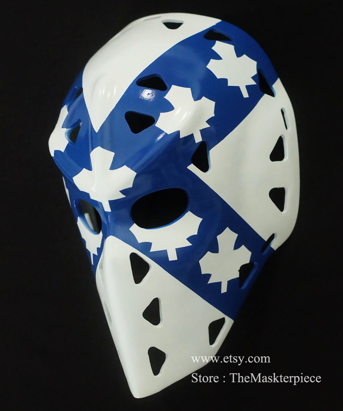 Wayne Thomas Mask Full Size Ice Hockey Mask Goalie Helmet 1:1 Scale ...