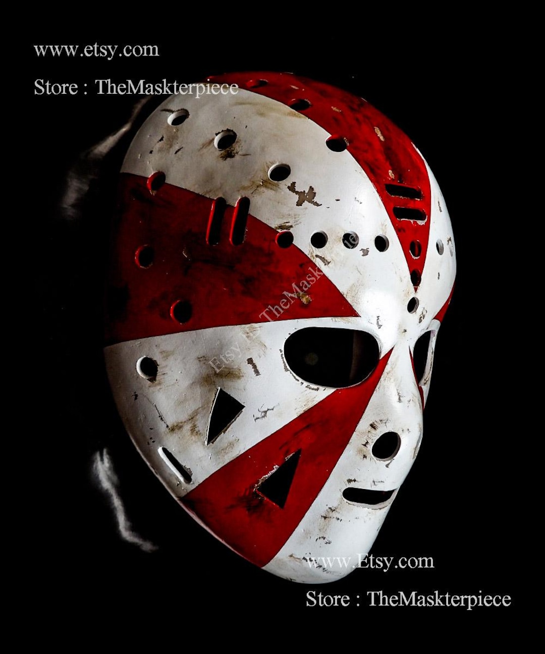 Doug Favell Ice Hockey Mask Goalie Helmet 1:1 Scale Home Decor Vintage ...