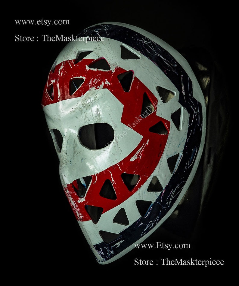 Montreal Ken DRYDEN Ice Hockey Mask Goalie Helmet 1:1 Scale Wearable ...