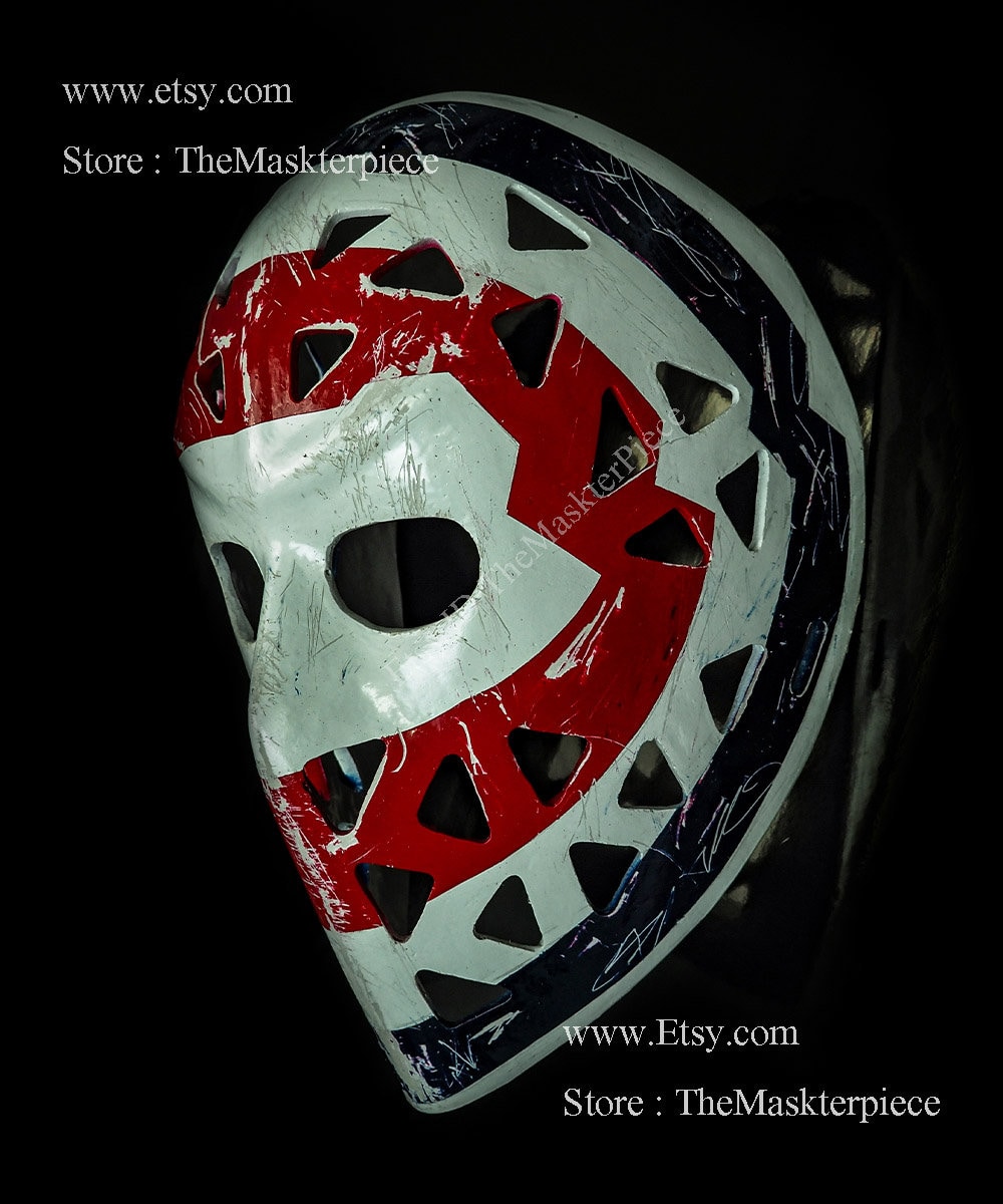 Montreal Ken DRYDEN Ice Hockey Mask Goalie Helmet 1:1 Scale Wearable ...