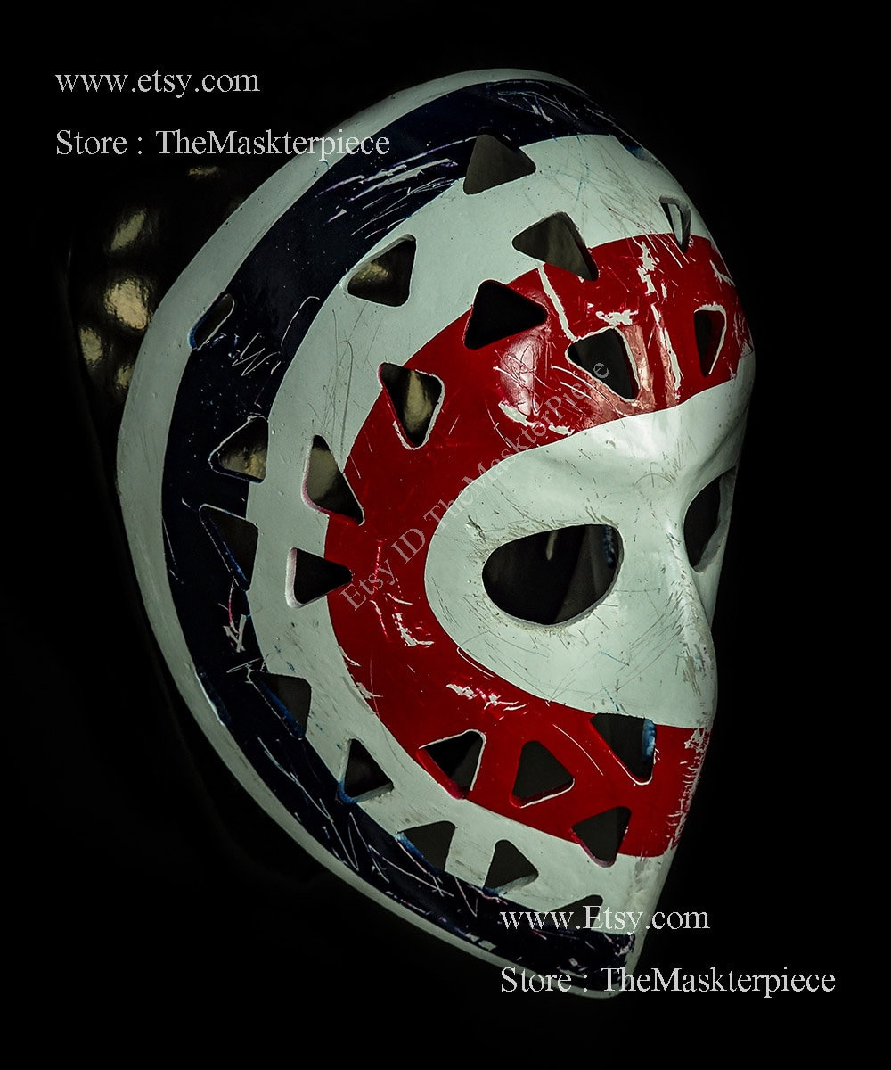 Montreal Ken DRYDEN Ice Hockey Mask Goalie Helmet 1:1 Scale Wearable ...